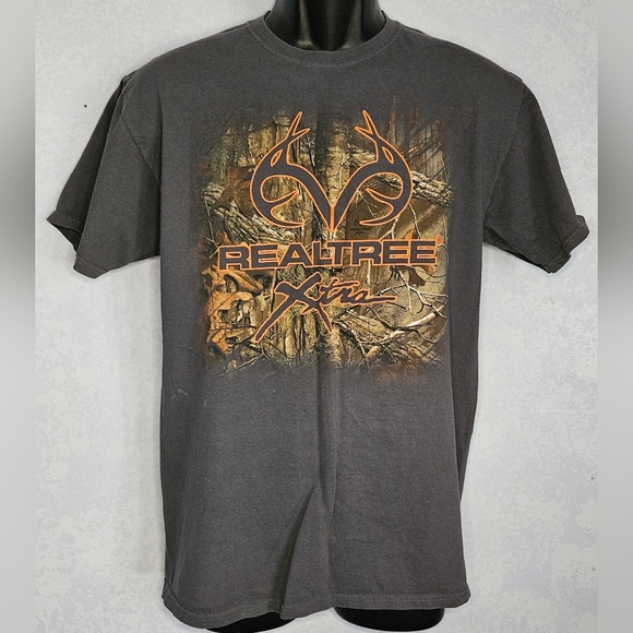 Realtree | Shirts | Realtree Mens Deer Graphic Short Sleeve Tee M ...